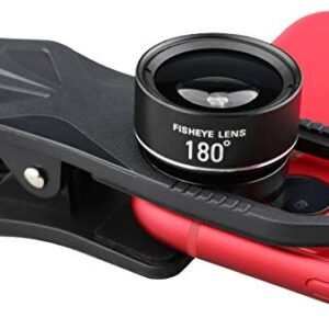 180° fisheye Lens,for iPhone,Samsung,Pixel,BlackBerry etc,with Clip,Cell Phone Lens,anamorphic Lens,Funny Pictures