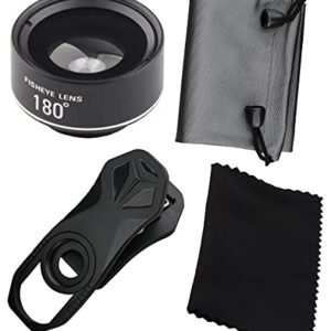 180° fisheye Lens,for iPhone,Samsung,Pixel,BlackBerry etc,with Clip,Cell Phone Lens,anamorphic Lens,Funny Pictures