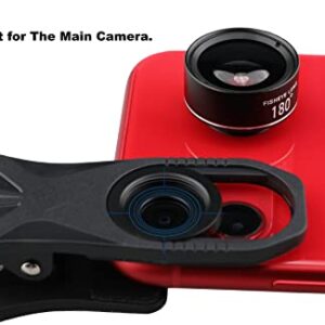 180° fisheye Lens,for iPhone,Samsung,Pixel,BlackBerry etc,with Clip,Cell Phone Lens,anamorphic Lens,Funny Pictures