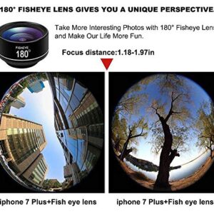 180° fisheye Lens,for iPhone,Samsung,Pixel,BlackBerry etc,with Clip,Cell Phone Lens,anamorphic Lens,Funny Pictures