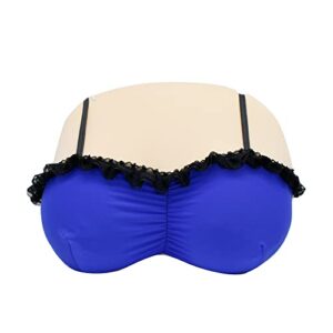 poceton soft boobs pillow, 3d memory foam sleep pillow creative realistic boobs breasts pillow cushion, sexy couple kawaii toy pillow funny gift (blue)