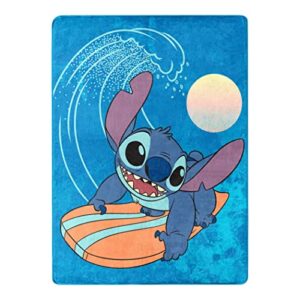 northwest lilo & stitch makes waves silk touch throw blanket, 46" x, 60"