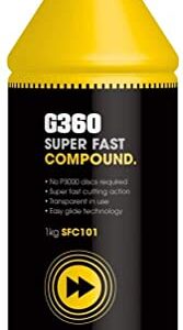 FARECLA G360 Super Fast Compound 1lt Removes Holograms and Swirls Marks (1kg)