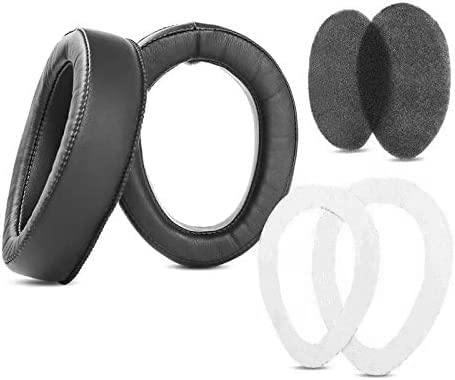 YunYiYi Replacement Earpad Cups Cushions Compatible with Sennheiser HD500 HD570 HD575 HD590 HD270 Headset Covers Earmuffs (PU Leather)