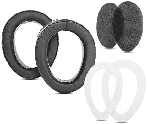 YunYiYi Replacement Earpad Cups Cushions Compatible with Sennheiser HD500 HD570 HD575 HD590 HD270 Headset Covers Earmuffs (PU Leather)