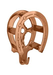 brass bridle rack- rose gold finish