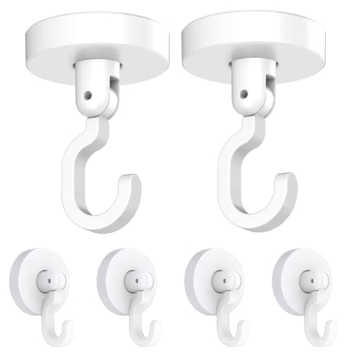 CHOOBY Powerful Adhesive Hooks, 6 Packs Towel Hooks Holder - 10lbs (Max) , Hanging Coat,Hat, Clothes, Handbag, Heavy Duty Shower Wall Hanger Hooks for Bathrooms, Living Room, Bedroom, Kitchen, Door