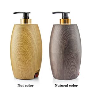 Electric Bottle Warmer for Massage Oil Lotion Gel 131°F Constant Temperature with 9.13 Fl.oz Plastic Bottle Elitzia ETOH843N Natural Colour