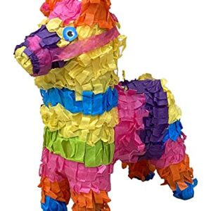 Fetch-It Pets 9" Donkey Shaped Piñata Bird Toy Suitable for Small Medium and Large Parrots Budgies Parakeets Cockatiels Lovebirds and Cockatoos