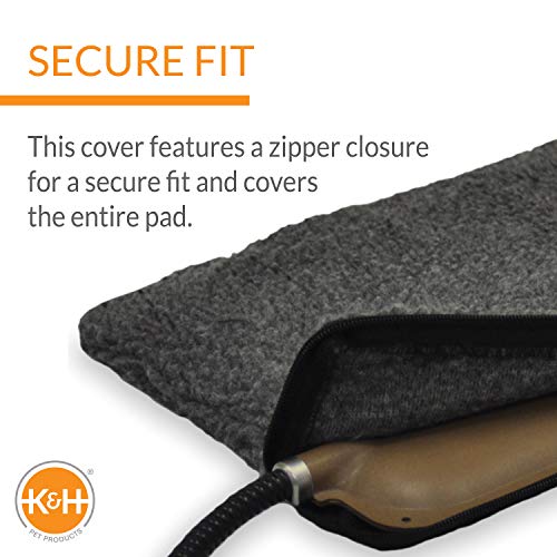 K&H PET PRODUCTS Extreme Weather Outdoor Heated Petite Kitty Pad with Deluxe Cover