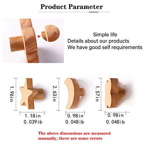 4Pcs Wood Adhesive Hooks Wall Mounted Natural Beech Wooden Coat Wall Hooks, Entryway Heavy Duty Modern Single Organizer Towel Hooks Hangers Creativity Decorative Handmade Craft Hat Rack(Flower shape)