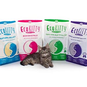 EcoKitty Clumping Cat Litter, Millet