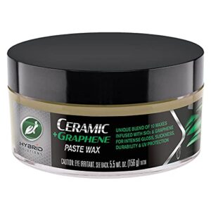 turtle wax 53737 hybrid solutions ceramic patent-pending graphene paste wax (5.5 oz), black