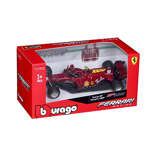 Bburago B18-36823L 1:43 F1 2020 FERRARI Charles Leclerc #16