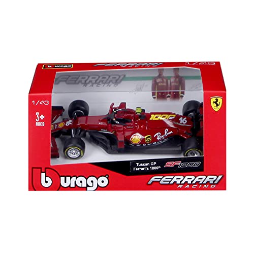 Bburago B18-36823L 1:43 F1 2020 FERRARI Charles Leclerc #16