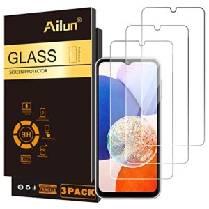 ailun screen protector for galaxy a14 5g/a13 5g/a12 4g 5g/a12 nacho/a32 5g/a42/a02/a02s/a03/a03s/a03core/m12 [0.33mm] tempered glass 3pack ultra clear anti-scratch case friendly…