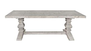 kosas home sagrada 94" table, sierra grey