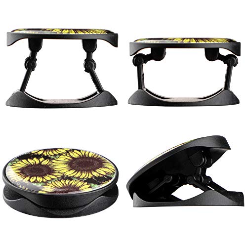 Konohan 4 Pieces Flower Expanding Stand Holder Daisy and Sunflowers Finger Stand Holders Foldable Expanding Stand Holder Phone Grip Socket Holder for Most Phone Cases and Tablets