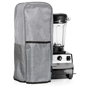 crutello blender cover with storage pockets, fits machines up to 8.25 x 9 x 17.75 inches