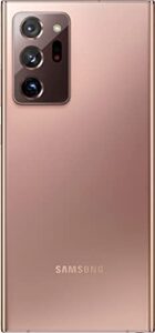 samsung note 20 ultra 128gb mystic bronze verizon locked (renewed)