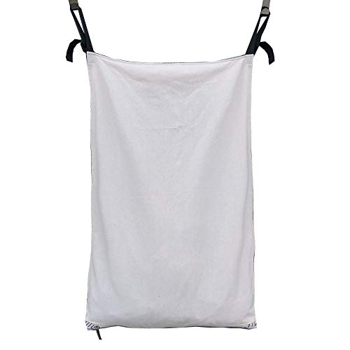 HDHYK Adjustable Space Saving Door Hanging Laundry Hamper Bag with Free Hanging Hooks,Door Hamper for Holding Dirty Clothes (2Pack)