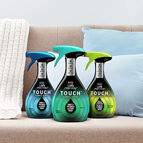 Febreze Unstopables Touch Fabric Spray and Odor Fighter, Fresh & Breeze, 16.9 oz, Pack of 2