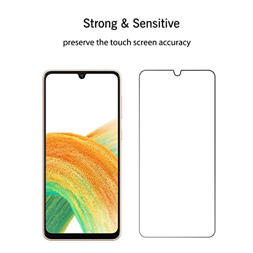 Ailun Screen Protector for Galaxy A14 5G/A13 5G/A12 4G 5G/A12 Nacho/A32 5G/A42/A02/A02S/A03/A03S/A03core/M12 3Pack Tempered Glass Japanese Glass Ultra Clear Anti-Scratch Case Friendly