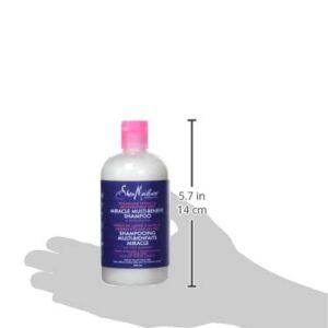 SheaMoisture Silicone Free Shampoo for Dry Hair Sugarcane Extract and Meadowfoam Paraben Free Shampoo 13 oz