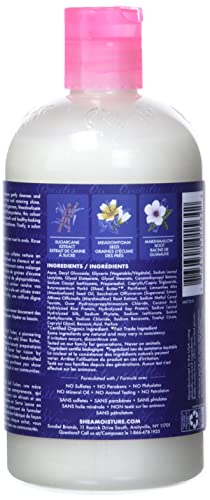 SheaMoisture Silicone Free Shampoo for Dry Hair Sugarcane Extract and Meadowfoam Paraben Free Shampoo 13 oz