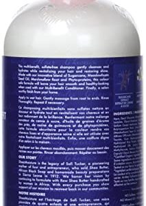 SheaMoisture Silicone Free Shampoo for Dry Hair Sugarcane Extract and Meadowfoam Paraben Free Shampoo 13 oz