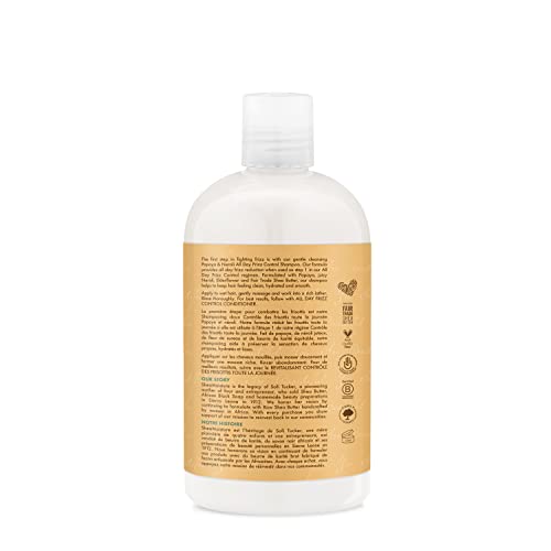 SheaMoisture Frizz Control Shampoo for Frizz Prone Hair Papaya and Neroli Sulfate Free Shampoo 13 oz