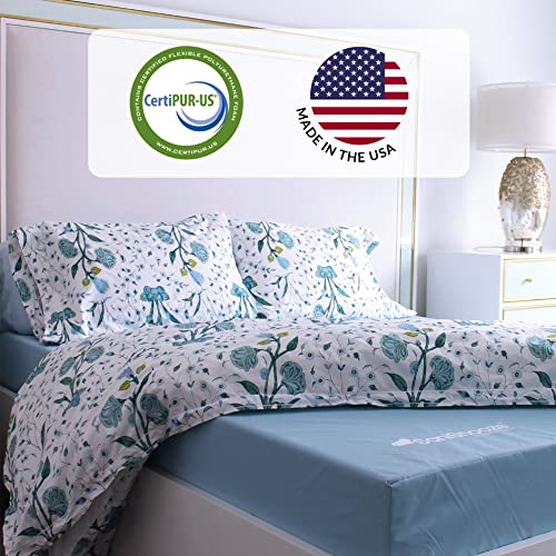 SaniSnooze Cloud Waterproof Incontinence Cool Gel Memory Foam Mattress, CertiPur-US Certified (Twin - 38" x 74" x 8")