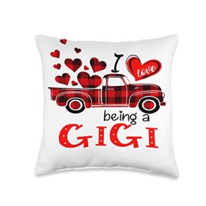 throw pillows grandmas i love being a gigi throw pillow, 16x16, multicolor