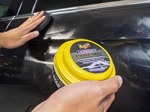 Meguiar's Ultimate Paste Wax, Durable Protection That Shines, Towel and Pad Included - 8 Oz Container