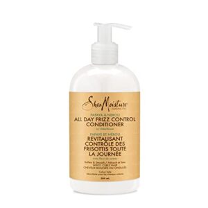 sheamoisture frizz control conditioner for dry hair, papaya and neroli, sulfate free conditioner , 13.0 fl ounce