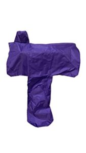 aj tack wholesale western saddle cover purple