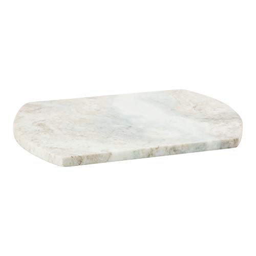 Creative Co-Op Marble Cheese, Buff Color Cutting Board, 12" x 8"