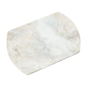 Creative Co-Op Marble Cheese, Buff Color Cutting Board, 12" x 8"