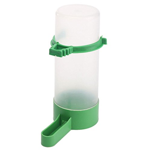 Smaroll 4PCS Birds Feeder Plastic Drinker Waterer Clips Food Dispenser Feeders for Cage Water Dispenser Feeders for Sparrow Parrorts Budgie Cockatiel Lovebirds