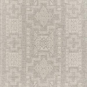 Momeni Hampton Transitional Indoor/Outdoor Area Rug, Grey, 2' X 3'