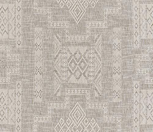 Momeni Hampton Transitional Indoor/Outdoor Area Rug, Grey, 2' X 3'