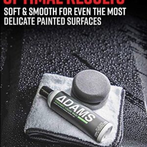 Adam’s UFO Dual Sided Car Wax Applicator – Car Detailing Waxing & Polishing Foam Pad | Use with Paste Wax, Ceramic Coating Liquid Wax, Polish, Compound & More | Auto Motorcycle Boat RV