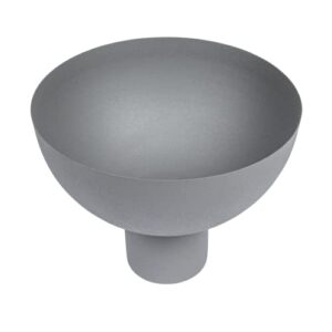 bloomingville decorative metal footed, grey bowl