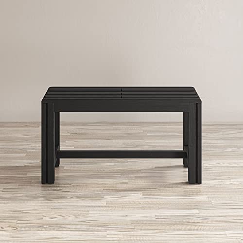 Jofran Bradford Extendable Solid Wood Hallway Bench, Grey