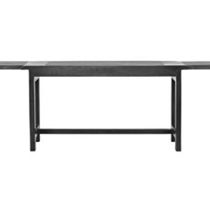 Jofran Bradford Extendable Solid Wood Hallway Bench, Grey