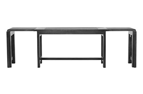 Jofran Bradford Extendable Solid Wood Hallway Bench, Grey