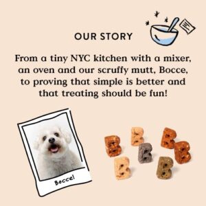 Bocce's Bakery Dailies Sweet Dreams Dog Treats for Bedtime Support, Wheat-Free Dog Treats, Made with Real Ingredients, Baked in The USA, All-Natural Soft & Chewy, Banana & Honey, 6 oz