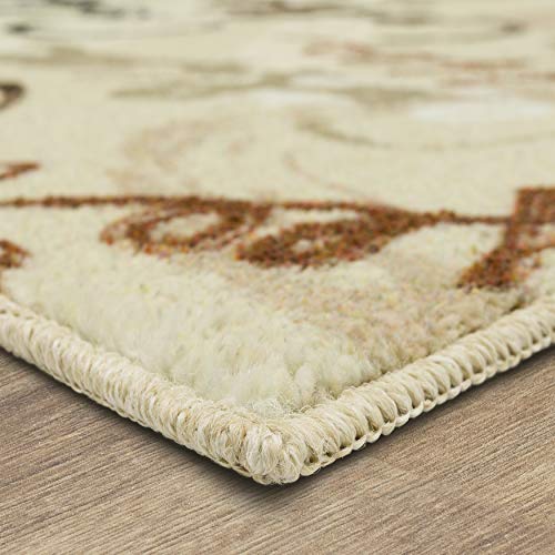 Mohawk Home Machine Washable Printed Novelty Kitchen Rug, Coffee (2' x 3' 4")