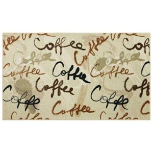 Mohawk Home Machine Washable Printed Novelty Kitchen Rug, Coffee (2' x 3' 4")