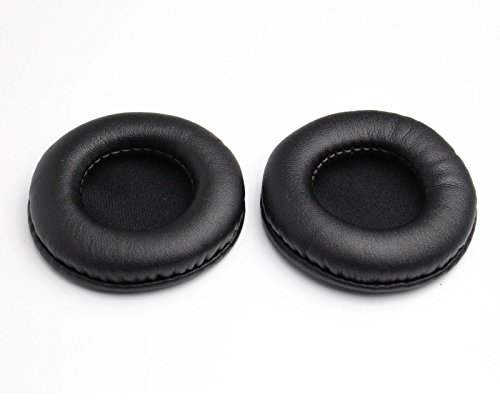 Replacement Earpads Leather Ear Cushions Spare Ear Pads Kit Fit Universal Diameter (60mm)